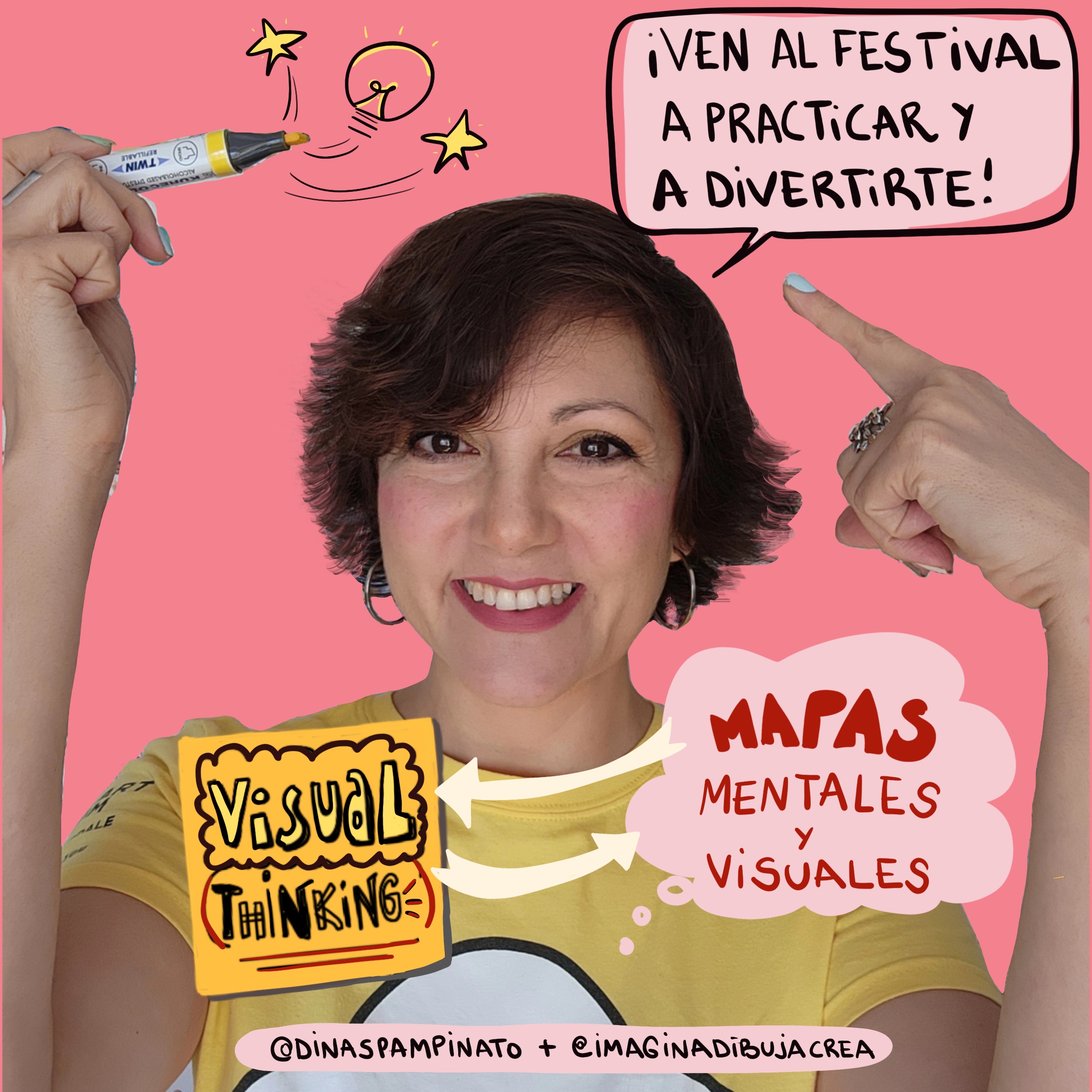 Taller de Intro al Visual Thinking con Mapas Mentales y Visuales – DINA SPAMPINATO